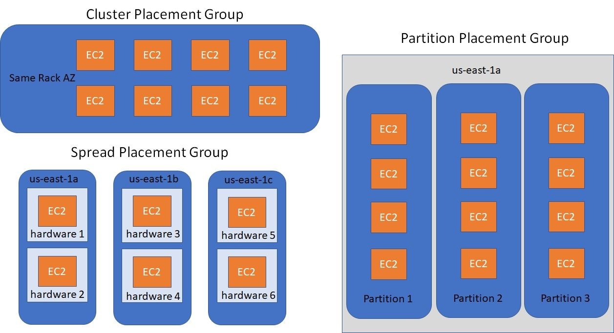 Cluster vs Partition vs Spread Placement Group: Simplified for Easy Understanding - Makerflow